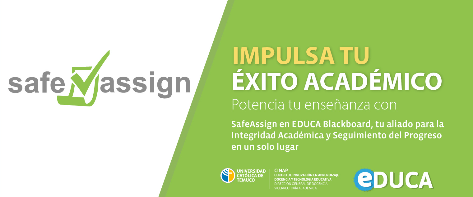 Safe Assign – Educa Blackboard – CINAP UCT